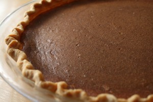 The brown top is cinnamon that floated to the top!