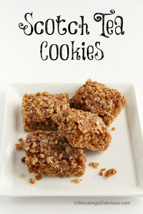 Scotch Tea Cookies Recipe | Simple oat cookies with butter and brown ...