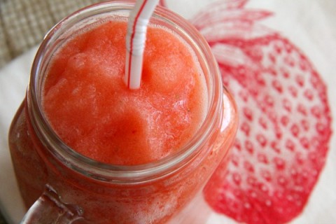 Strawberry-Citrus Frappe (Slushie)