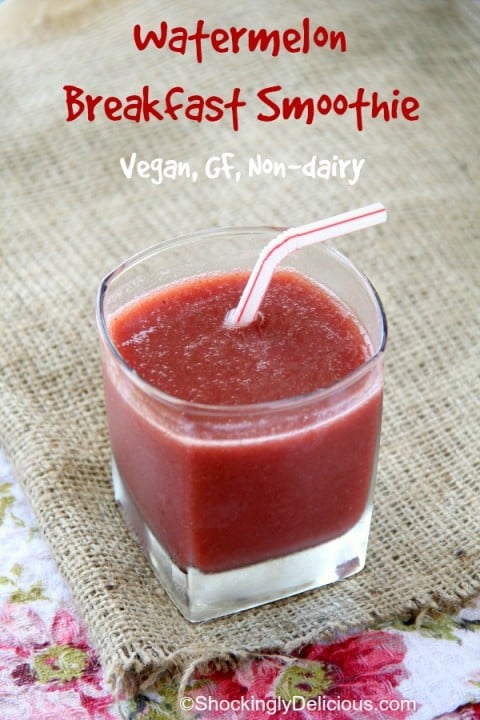 This naturally sweet, healthy, fruity smoothie – a wonderful way to ...