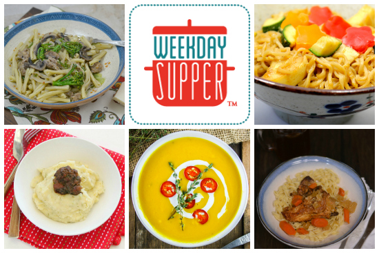 This week’s easy Weekday Supper recipes are: