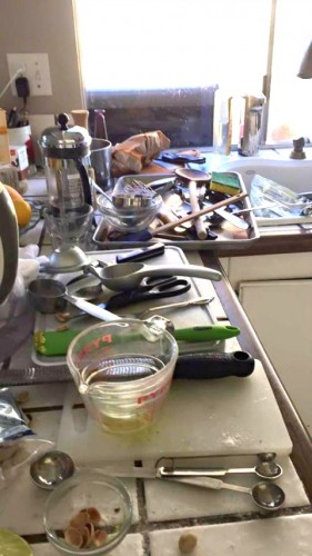 I have company! Others share their messy ways in the kitchen: