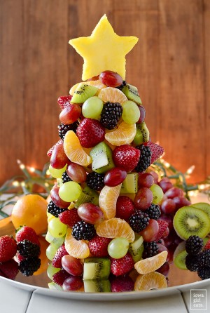 Tree-Shaped Food for Holiday Festivities