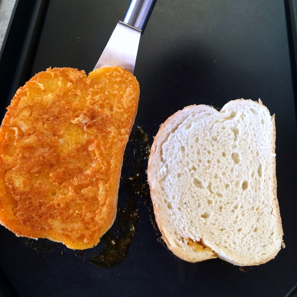 My own Cheese Toast version: Cheese Toast with Fresh Figs!