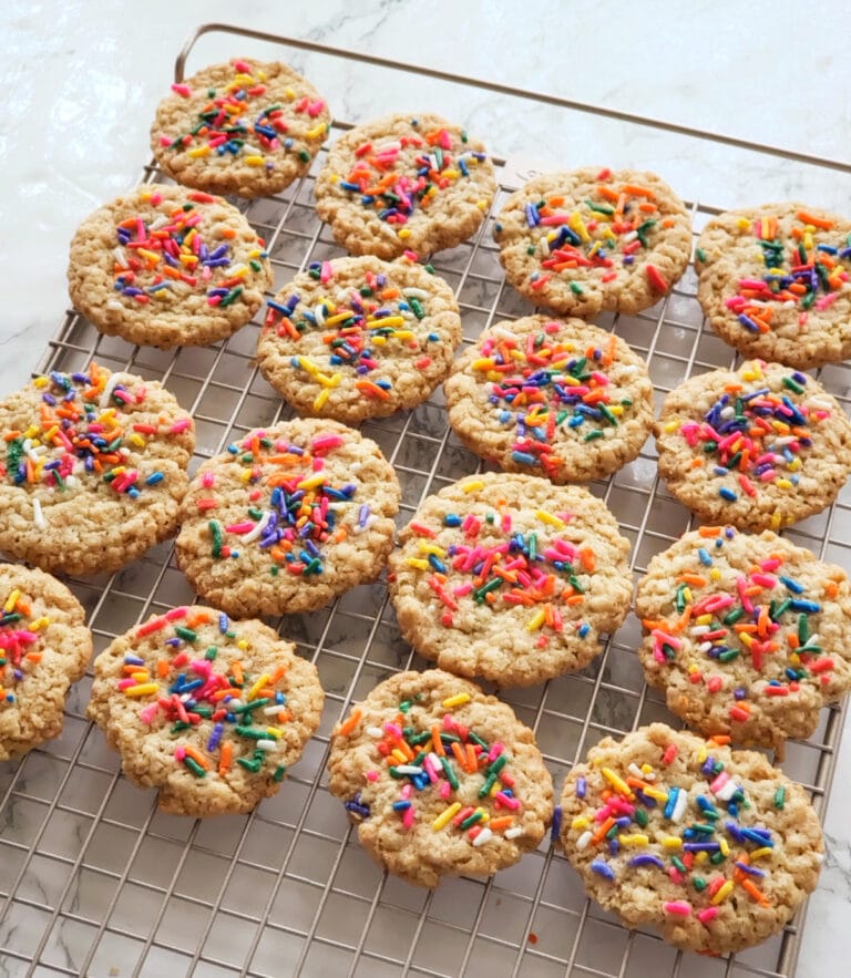 After baking, cool the cookies on a cooling rack. Then store them in an ...